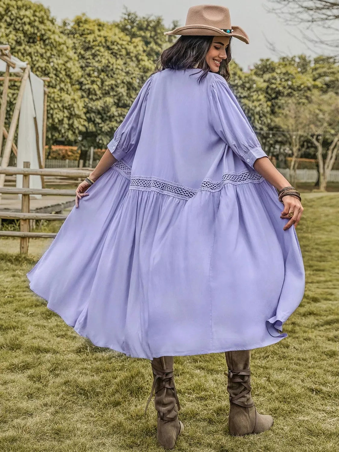 Open Front Half Sleeve Cover Up – The Landing World